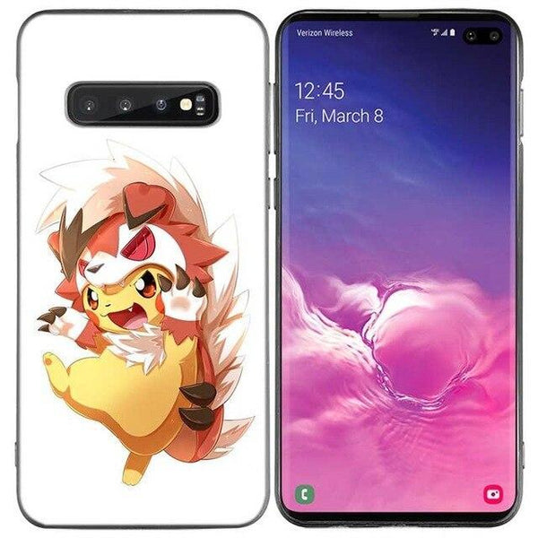 Pokemon phone case Samsung Lycanroc Pikachu – Pokemon Faction